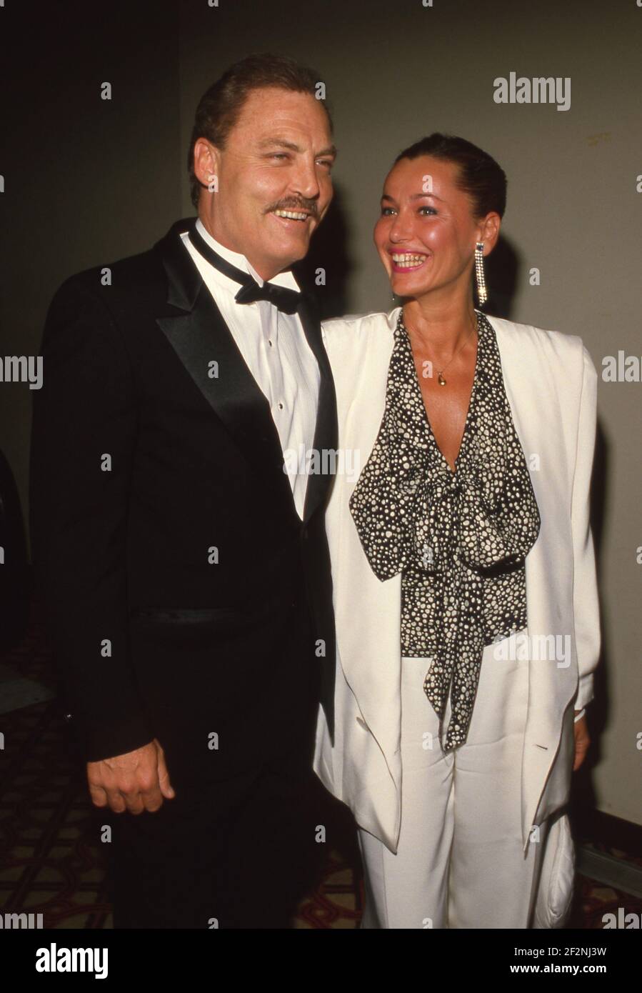 Stacy Keach and Malgosia Tomassi 1988 Credit: Ralph Dominguez ...