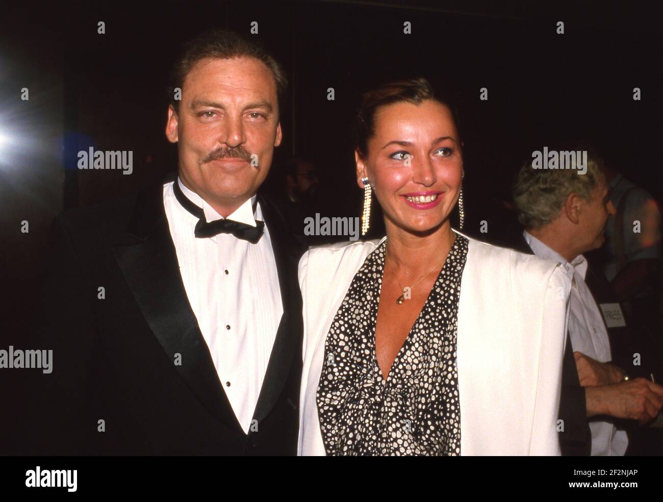 Stacy Keach and Malgosia Tomassi 1988 Credit: Ralph Dominguez ...