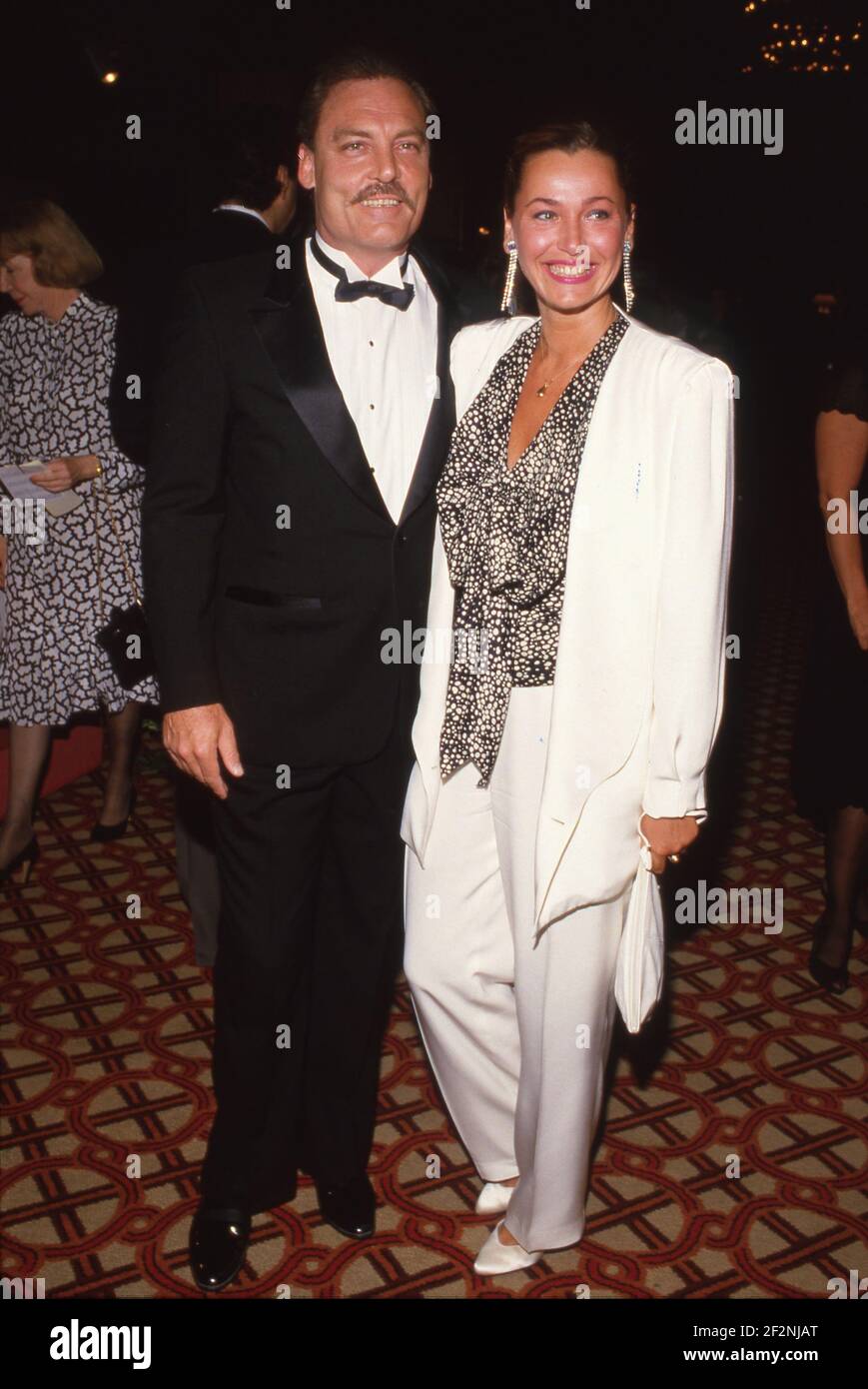 Stacy Keach and Malgosia Tomassi 1988 Credit: Ralph Dominguez ...