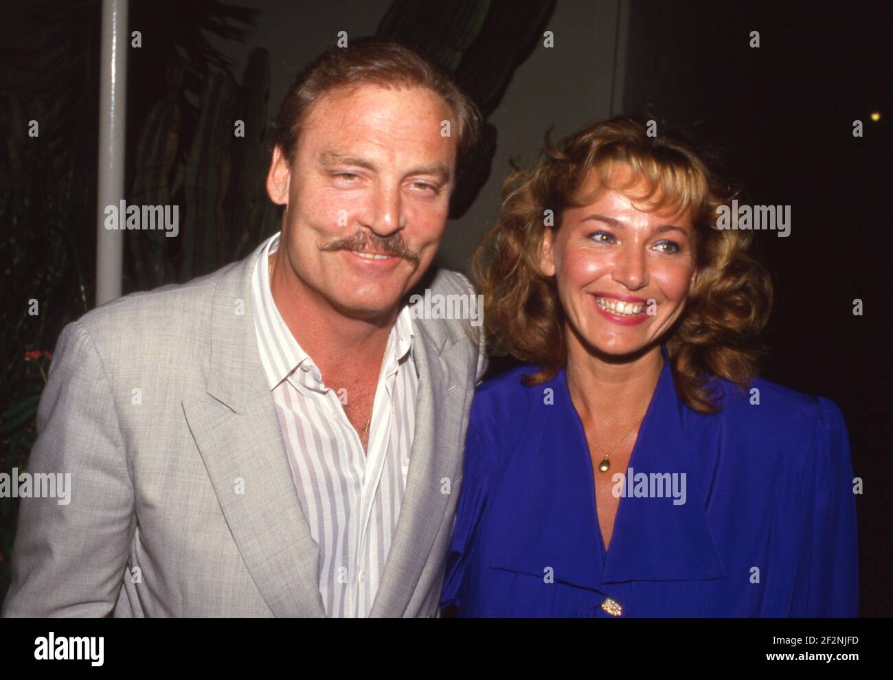 Stacy Keach and Malgosia Tomassi 1988 Credit: Ralph Dominguez ...