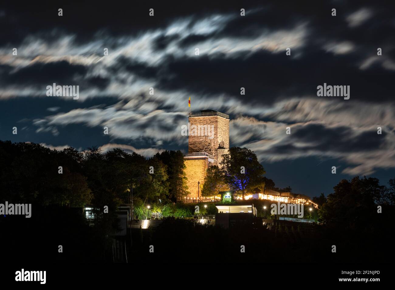 Durlach with full moon hi-res stock photography and images - Alamy