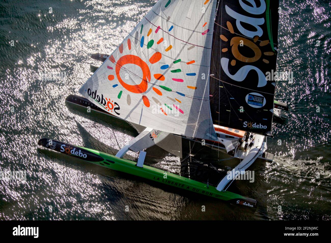 The Ultime Class 100' VPLP designed trimaran Sodebo, french skipper ...