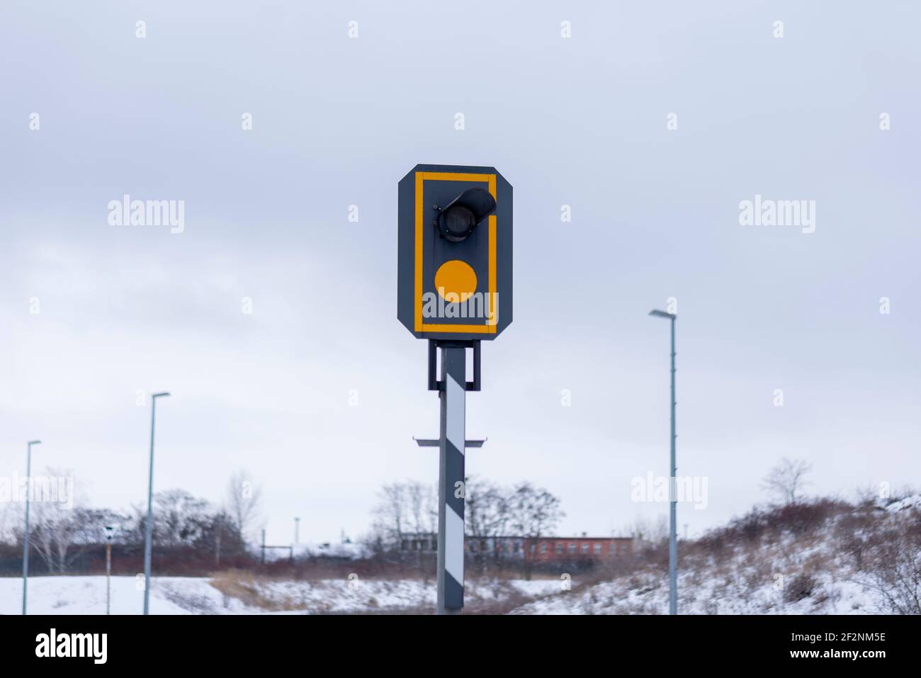 Railway signal, train traffic light, train traffic light Stock Photo ...