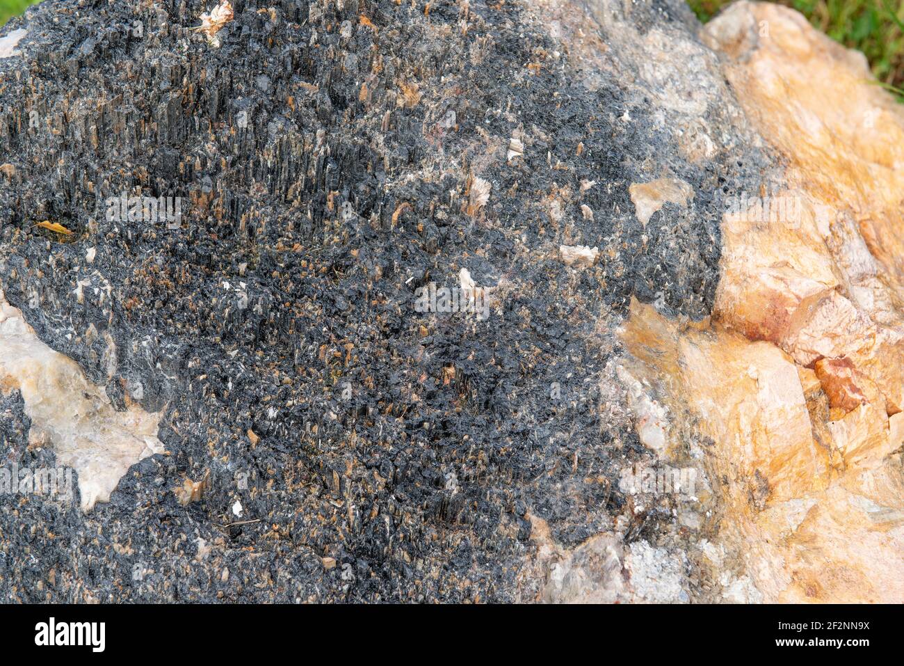 Tourmaline crystal Brazil, mineral, crystal structure Stock Photo - Alamy