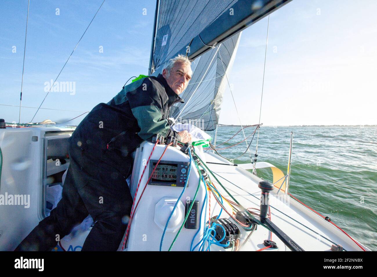 Training Session with Loick Peyron onboard a Figaro Beneteau 3 ...