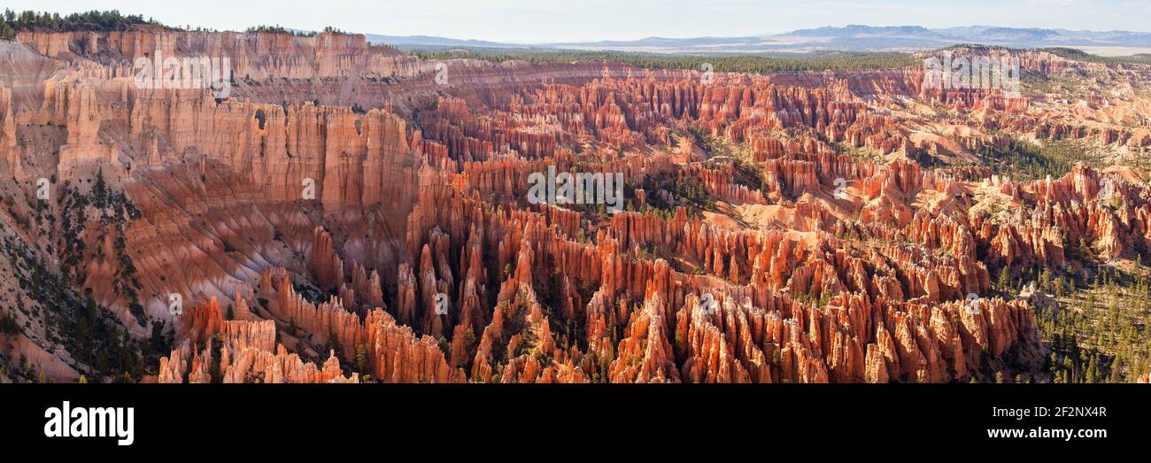 Panorama, USA, Bryce Canyon National Park, amphitheater Stock Photo - Alamy