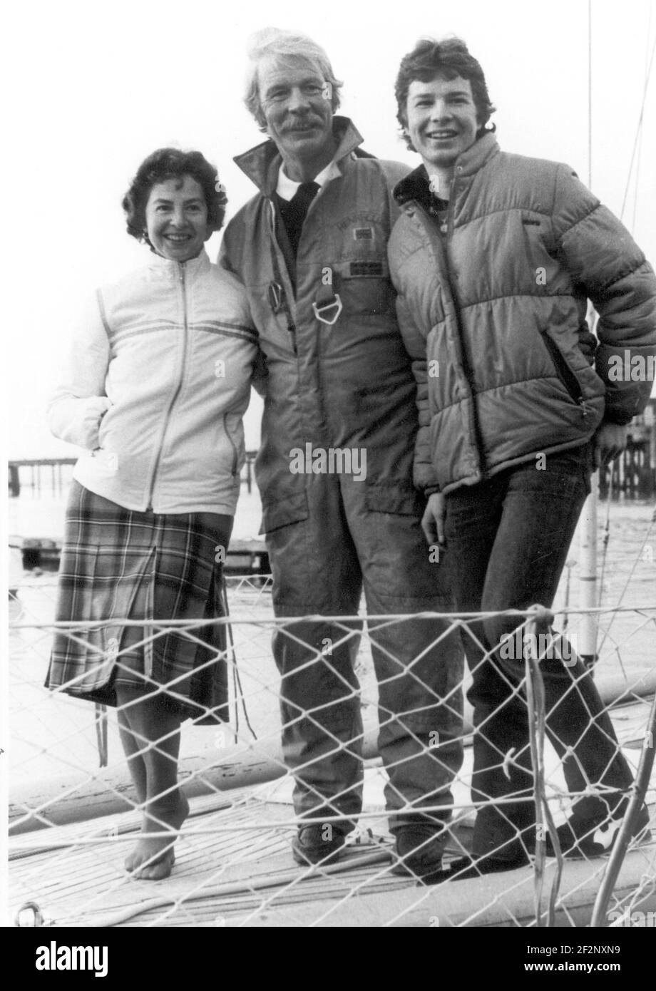 SKIPPER OF BUBBLEGUM IAN FYFE REUNITED WITH HIS WIFE FAY AND YOUNGEST ...