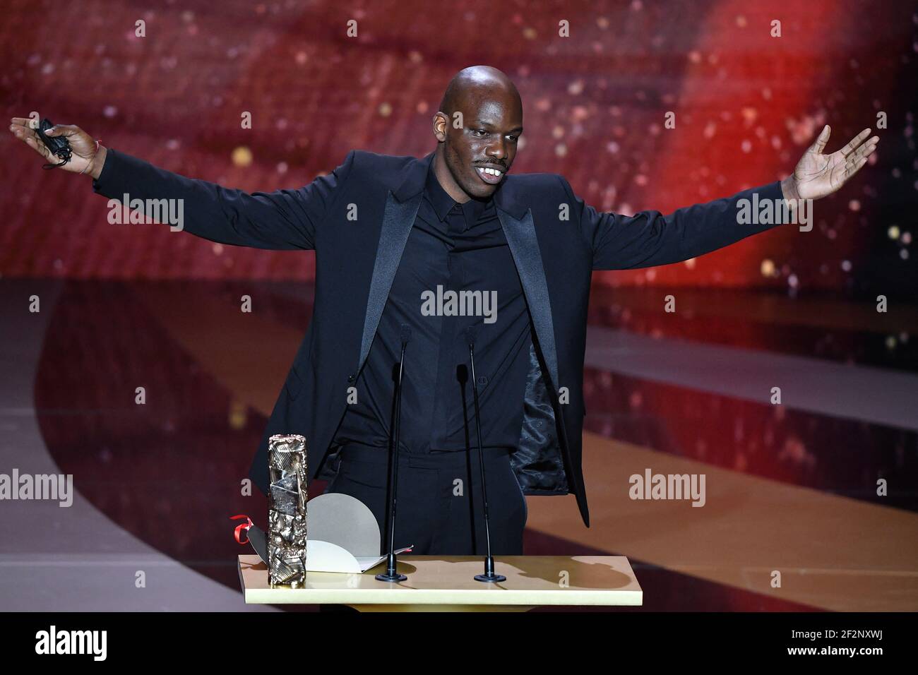 Jean-Pascal Zadi during the 46th edition of the Cesar Film Awards ...