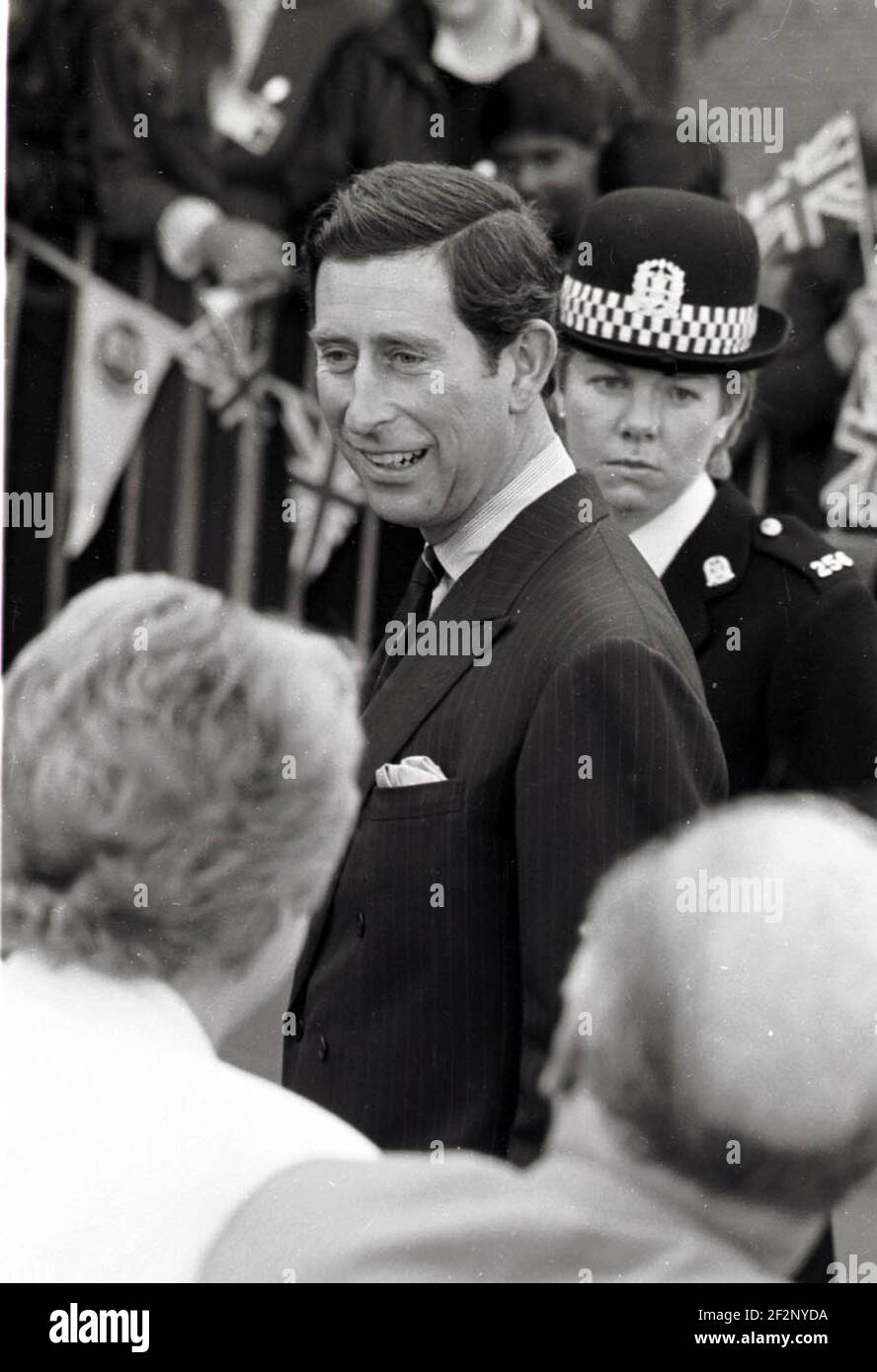 PRINCE CHARLES DURING HIS VISIT TO PORTSMOUTH. PIC MIKE WALKER, M. AND ...