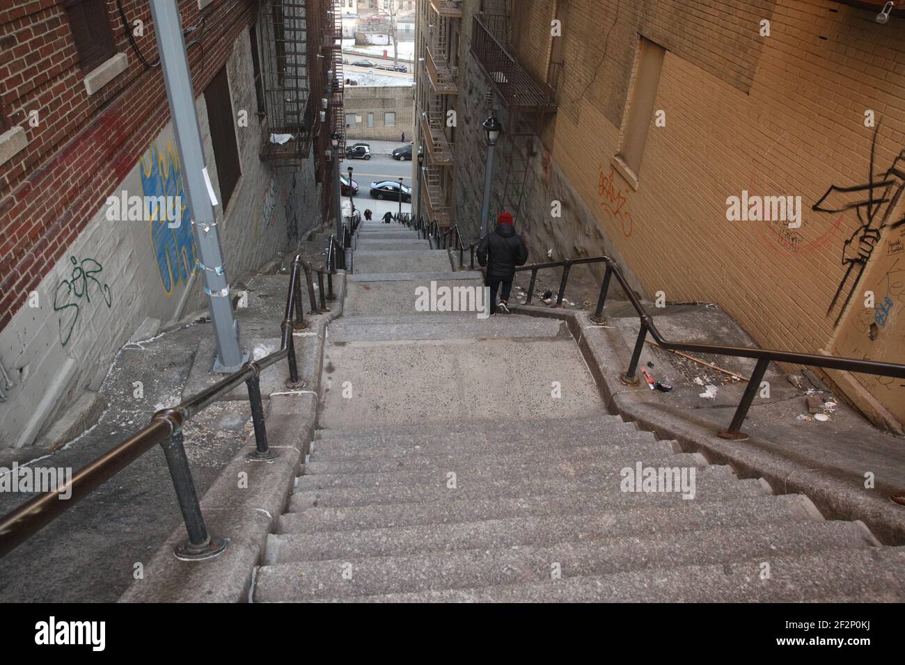 The ‘Joker Stairs’ in the Bronx Stock Photo - Alamy
