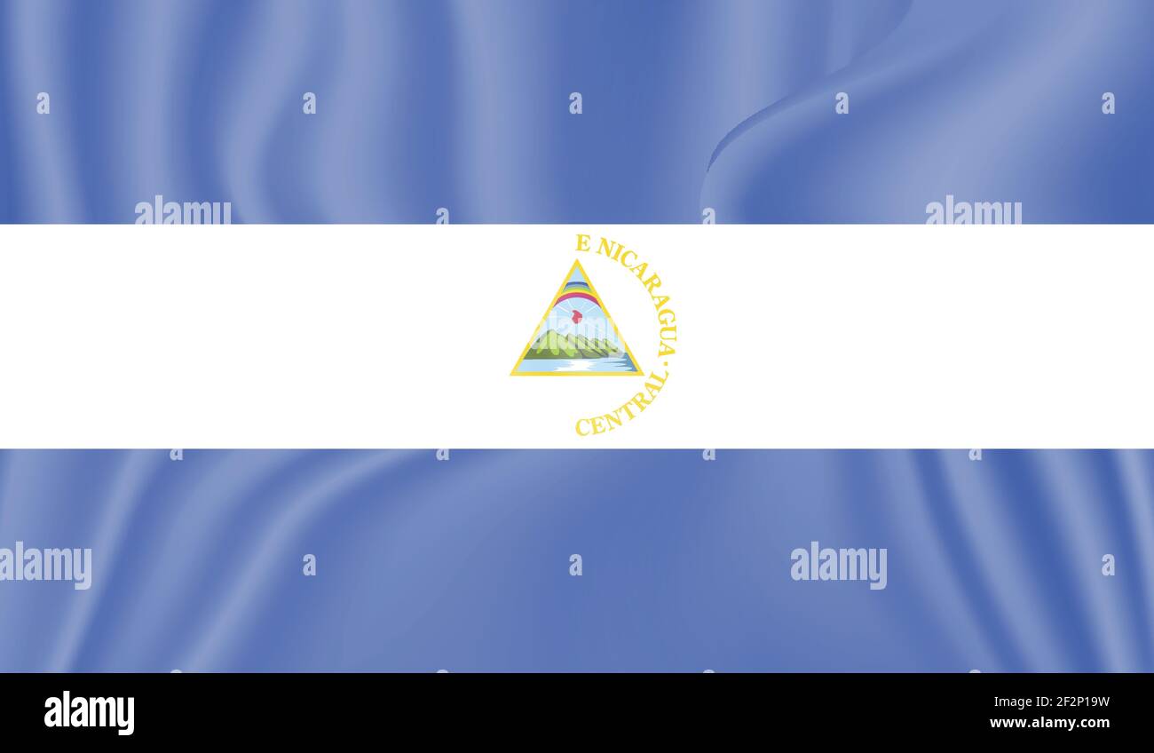 Grunge Nicaragua flag. Vector background Stock Vector Image & Art - Alamy