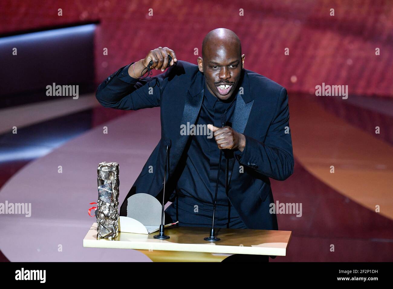 Jean-Pascal Zadi during the 46th edition of the Cesar Film Awards ...