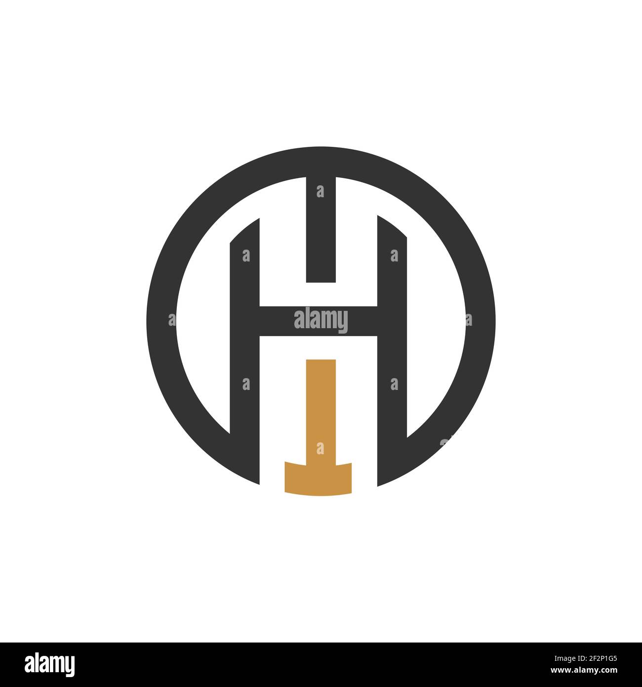 Creative abstract letter hm logo design. Linked letter mh logo design ...