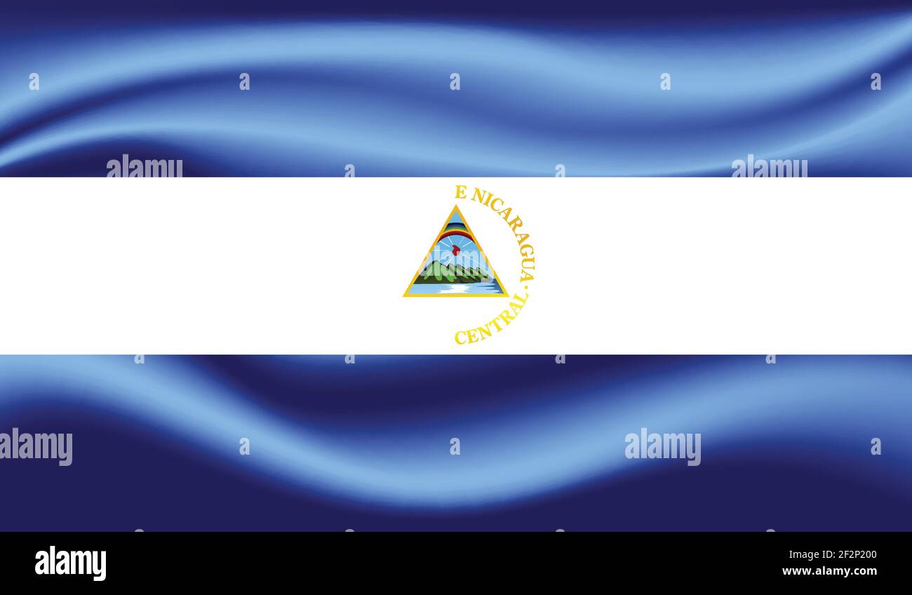 Grunge Nicaragua flag. Vector background Stock Vector Image & Art - Alamy