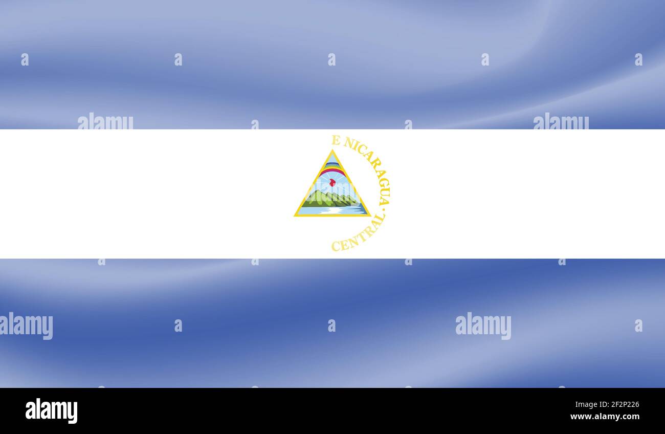 Grunge Nicaragua flag. Vector background Stock Vector Image & Art - Alamy