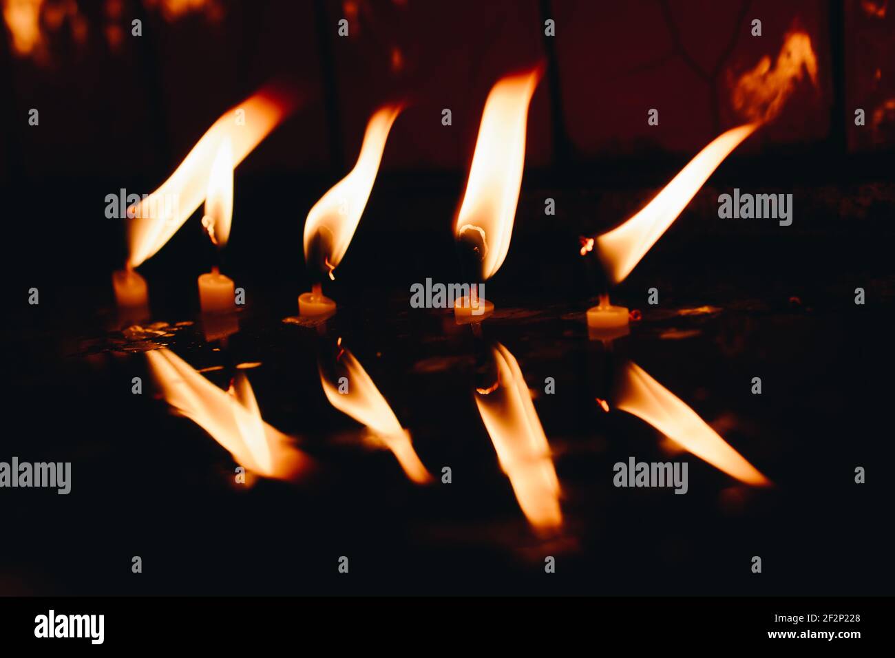 Soft warm burning flames hi-res stock photography and images - Alamy