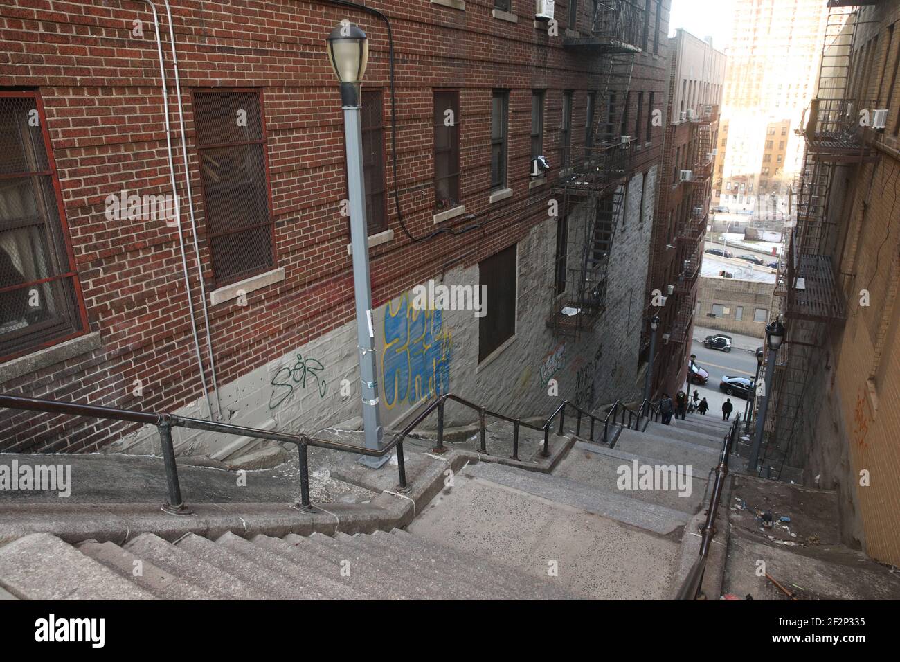 The ‘Joker Stairs’ in the Bronx Stock Photo - Alamy