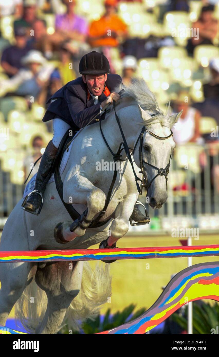 Olympic Games, Sydney 2000, Jos Lansink (NED) riding Carthago Z Stock ...