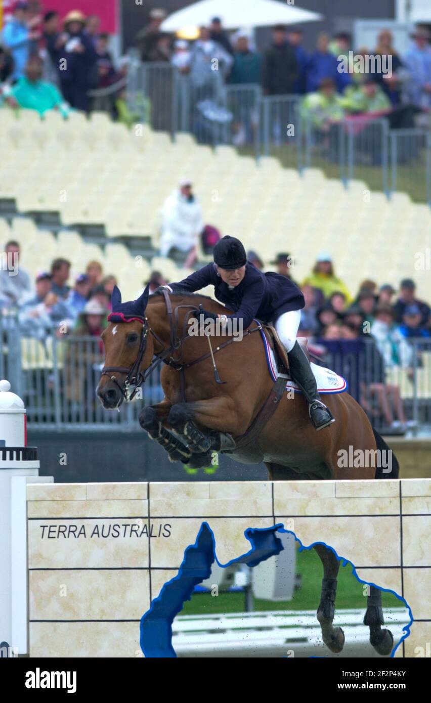 Olympic Games, Sydney 2000, Alexandra Ledermann (FRA) riding Rochet M ...