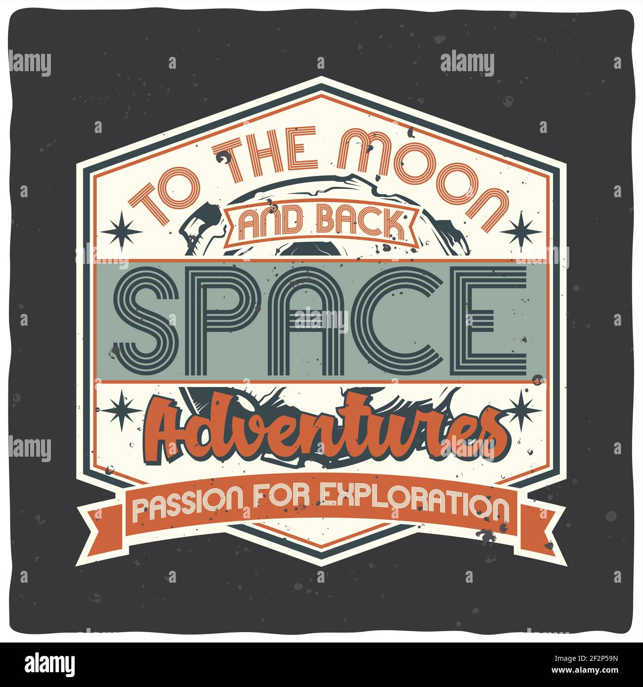 Vintage label typeface called " Disco Stock Vector Image & Art - Alamy