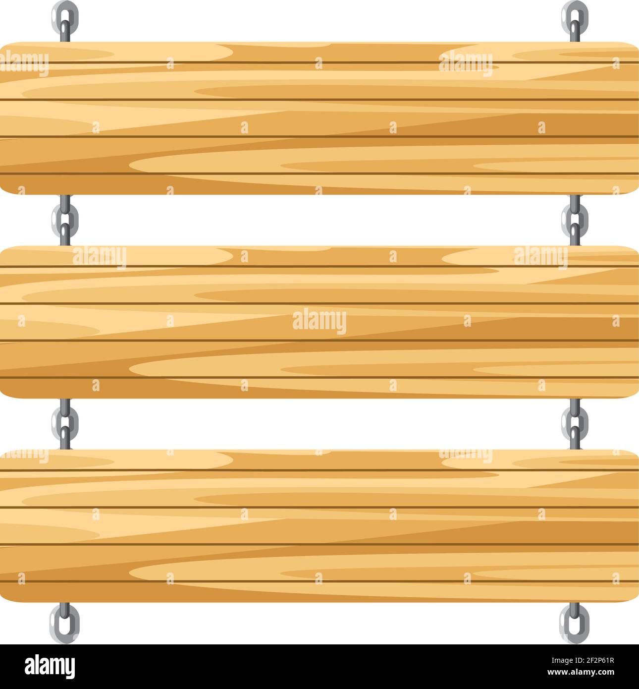 empty wooden board sign hanging Stock Vector Image & Art - Alamy