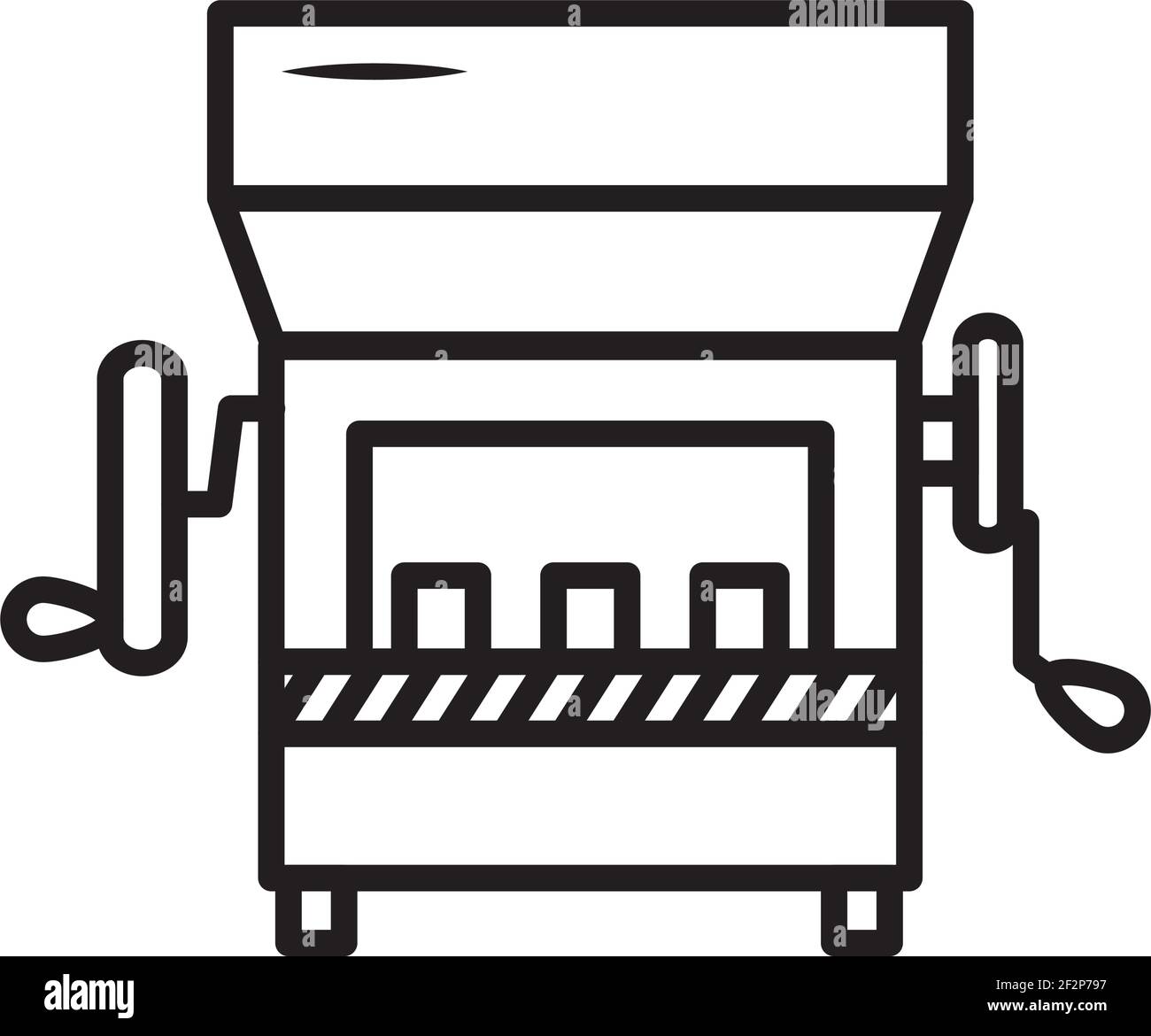 coffee roaster machine on background Stock Vector Image & Art - Alamy