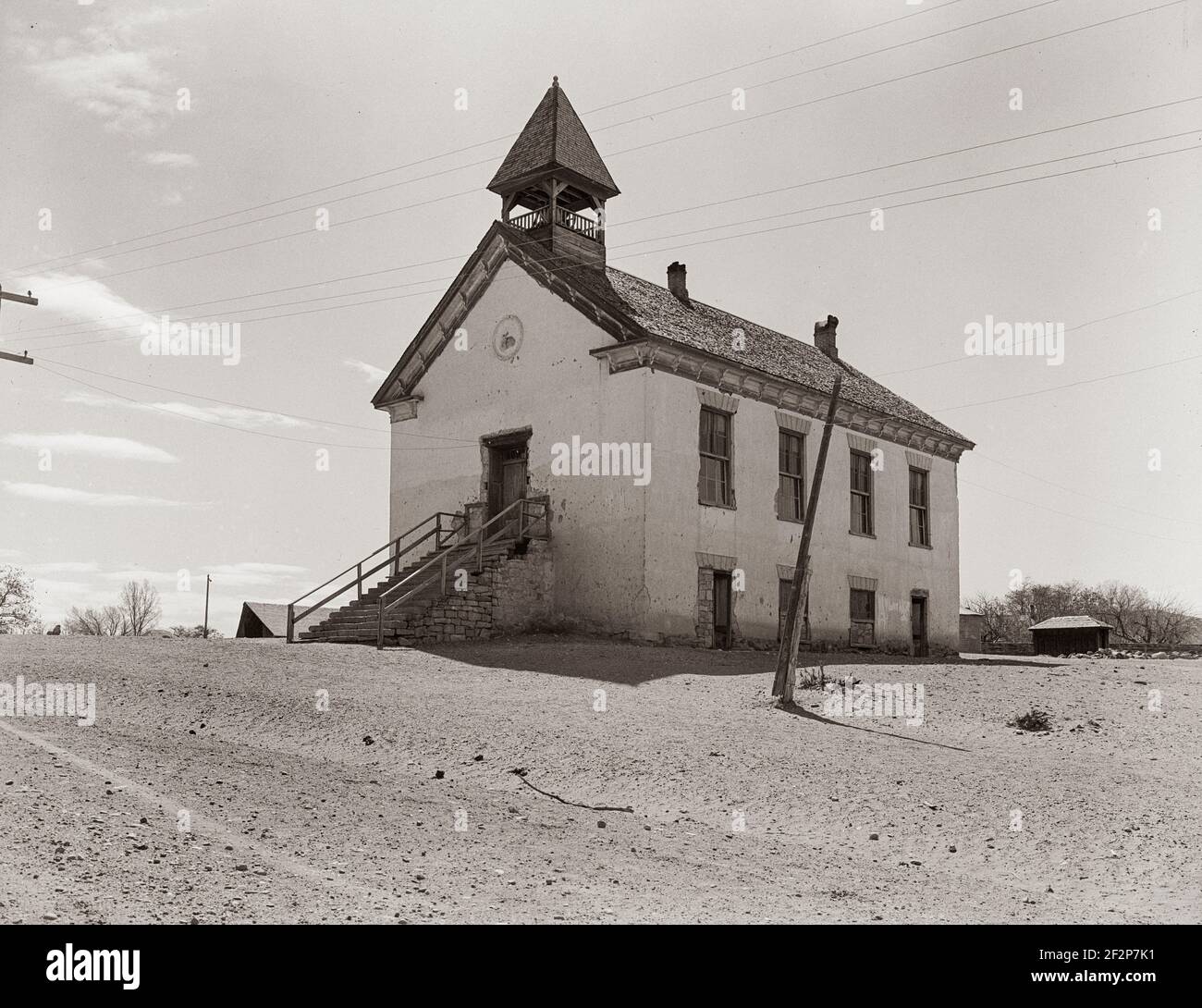 Mormon farm village. Escalante, Utah. April 1936. Photograph by ...
