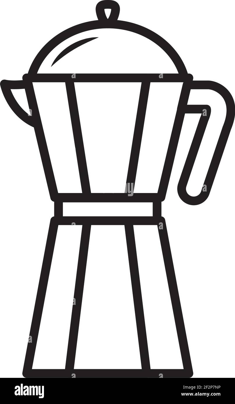 italian coffee maker on background Stock Vector Image & Art - Alamy