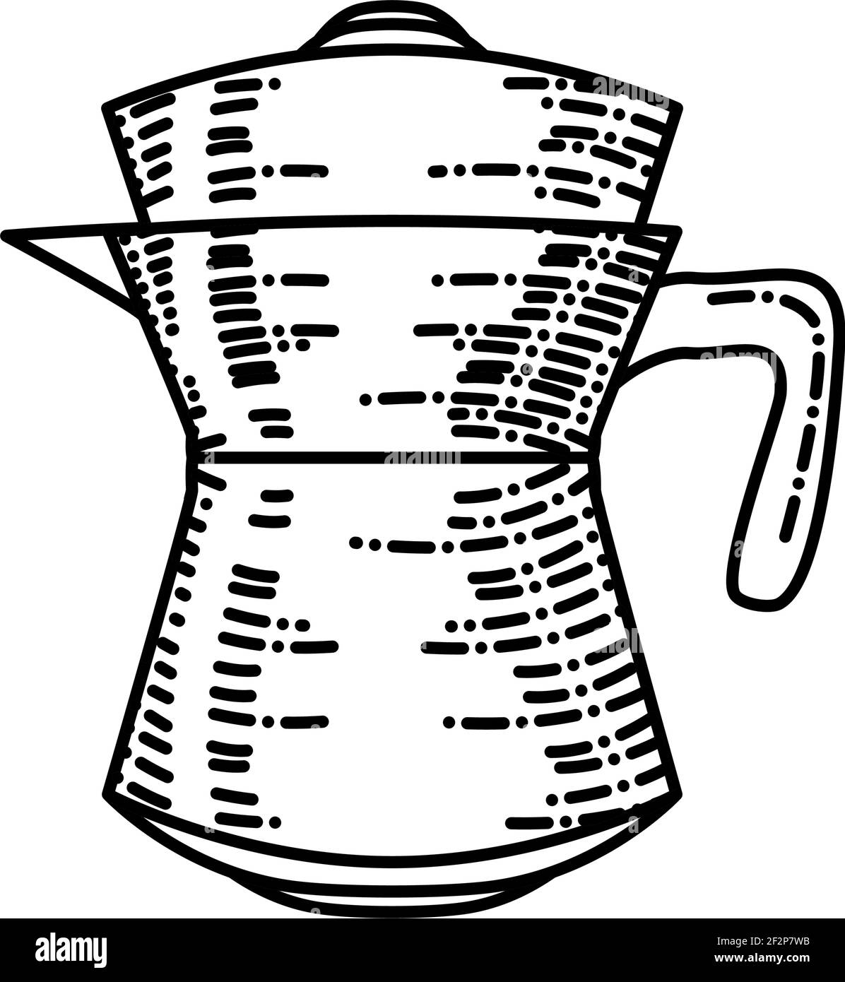 coffee pour over kettle sketch Stock Vector Image & Art - Alamy