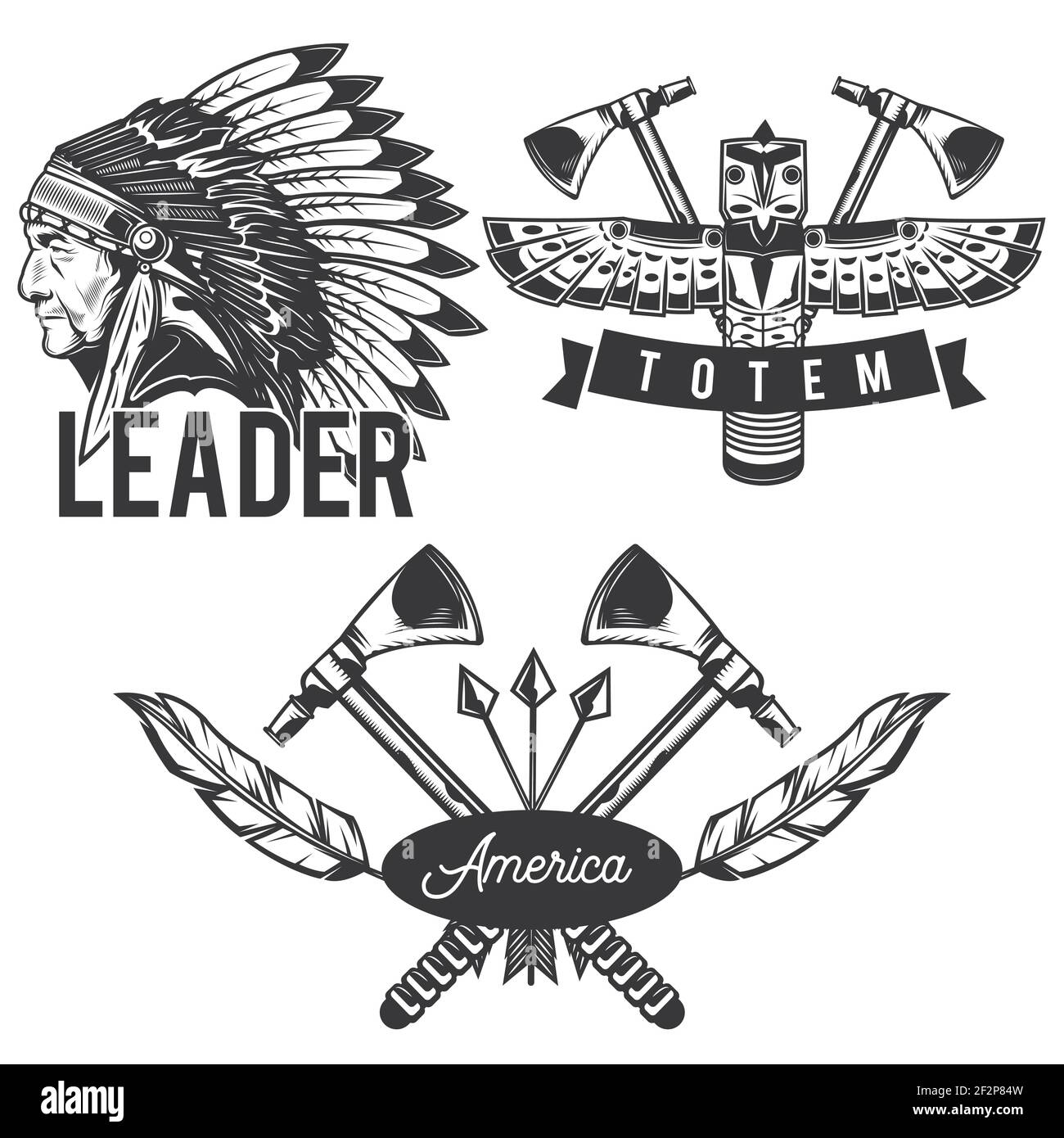Native American Warrior Logo
