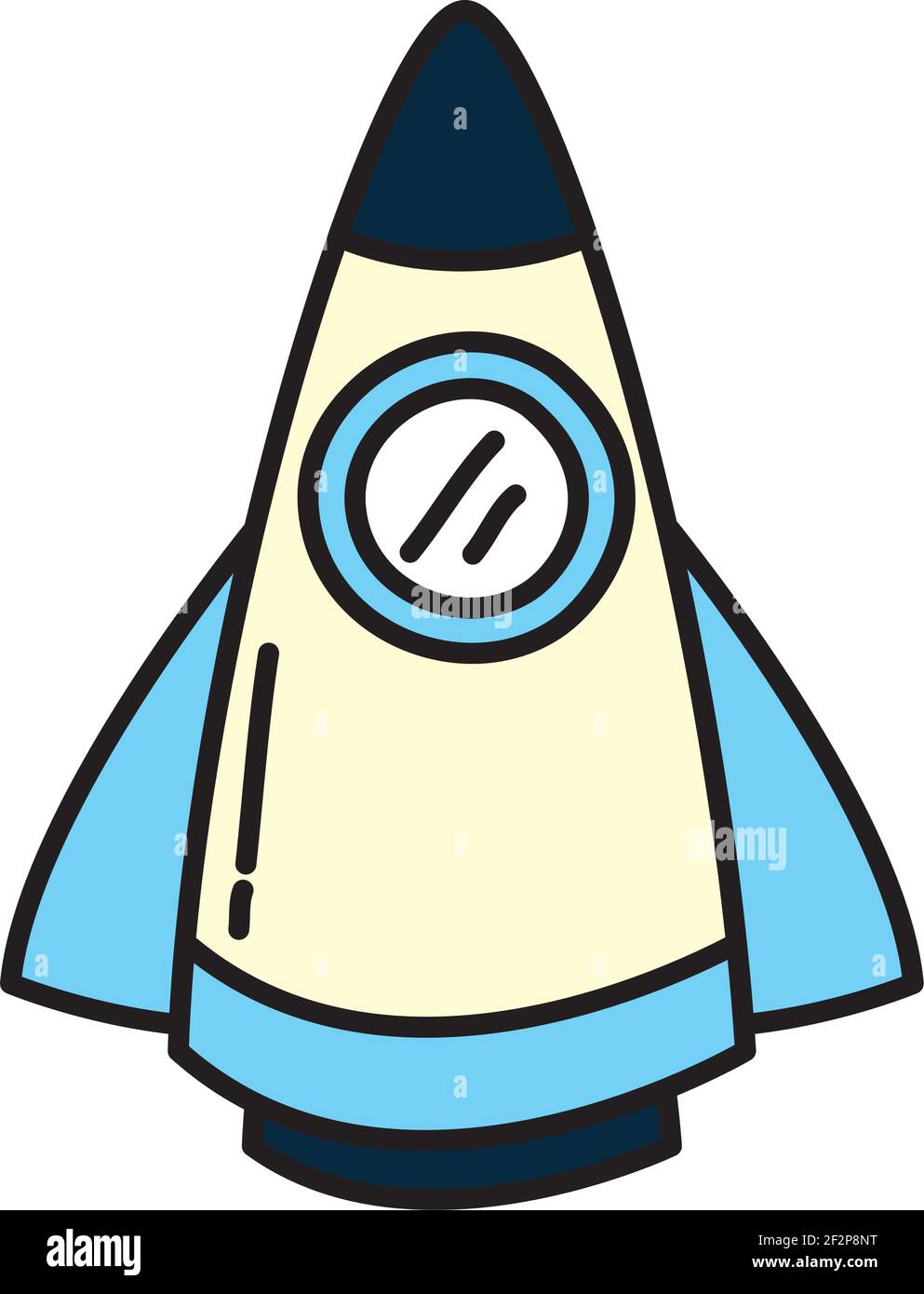 space rocket icon on background Stock Vector Image & Art - Alamy