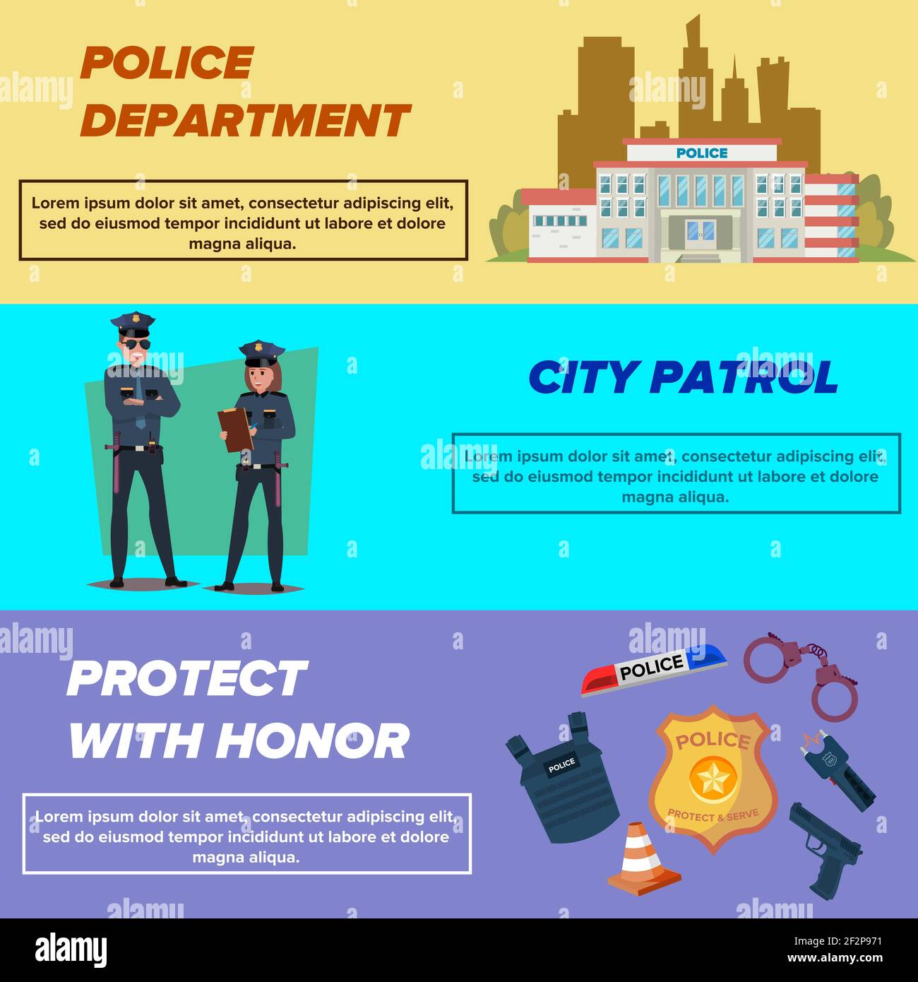 Police infographic set Stock Vector Images - Alamy