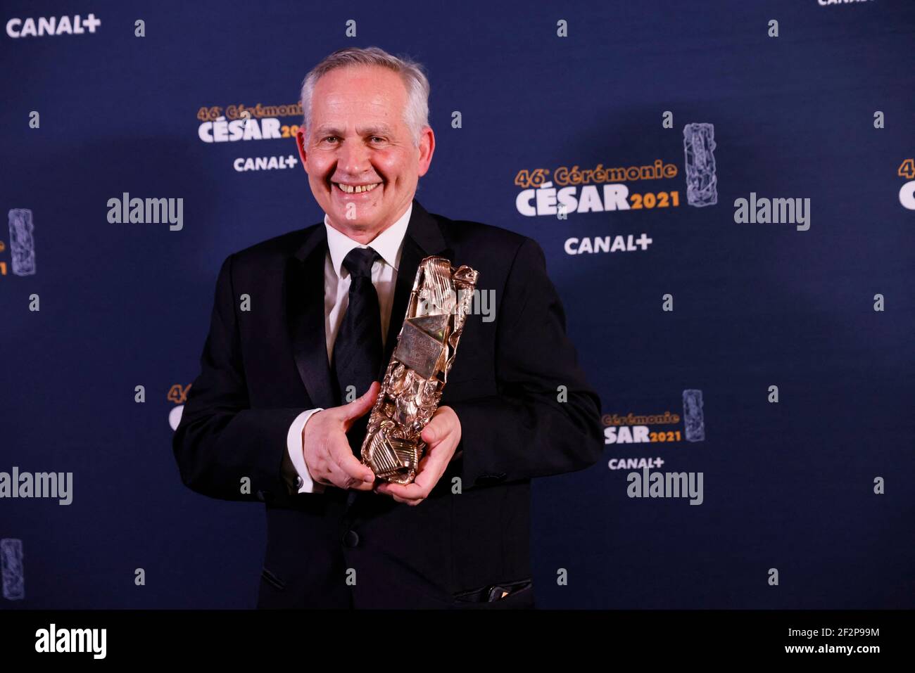 Carlos Conti during the 46th edition of the Cesar Film Awards photocall ...