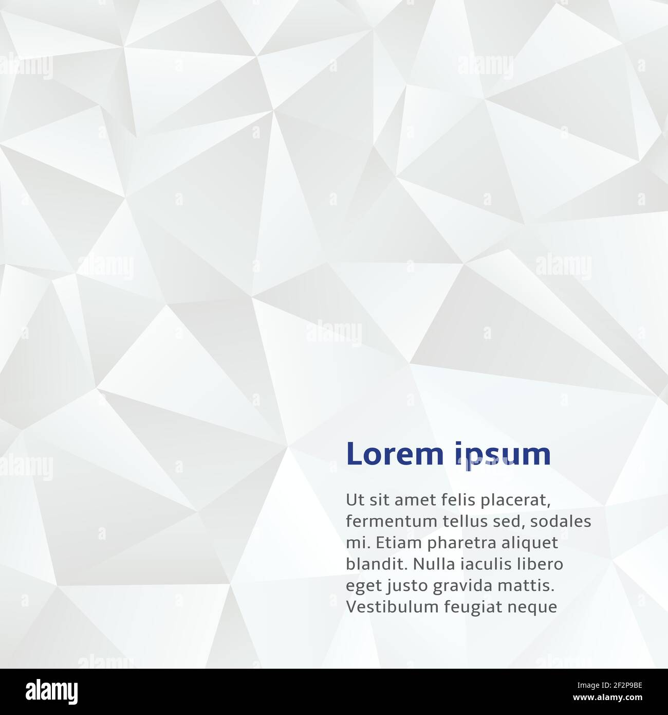 White abstract geometric triangles background vector illustration Stock ...