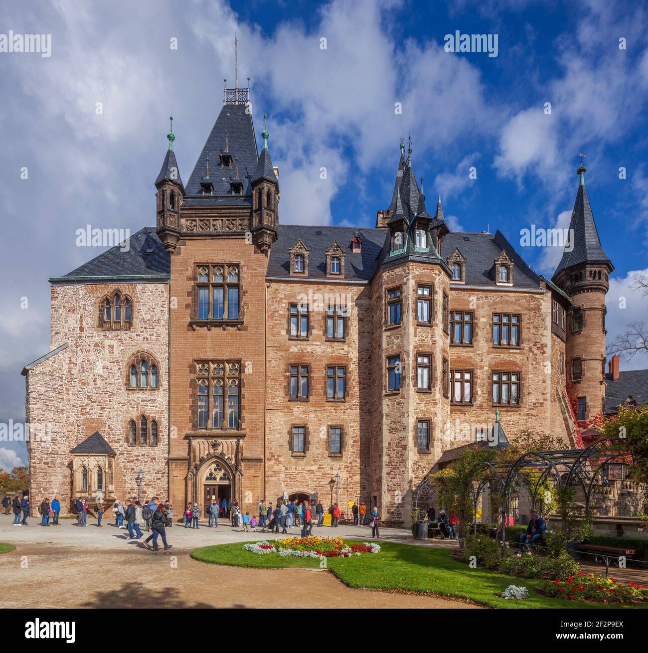 Wernigerode Castle, Harz, Saxony-Anhalt, Germany, Europe Stock Photo ...
