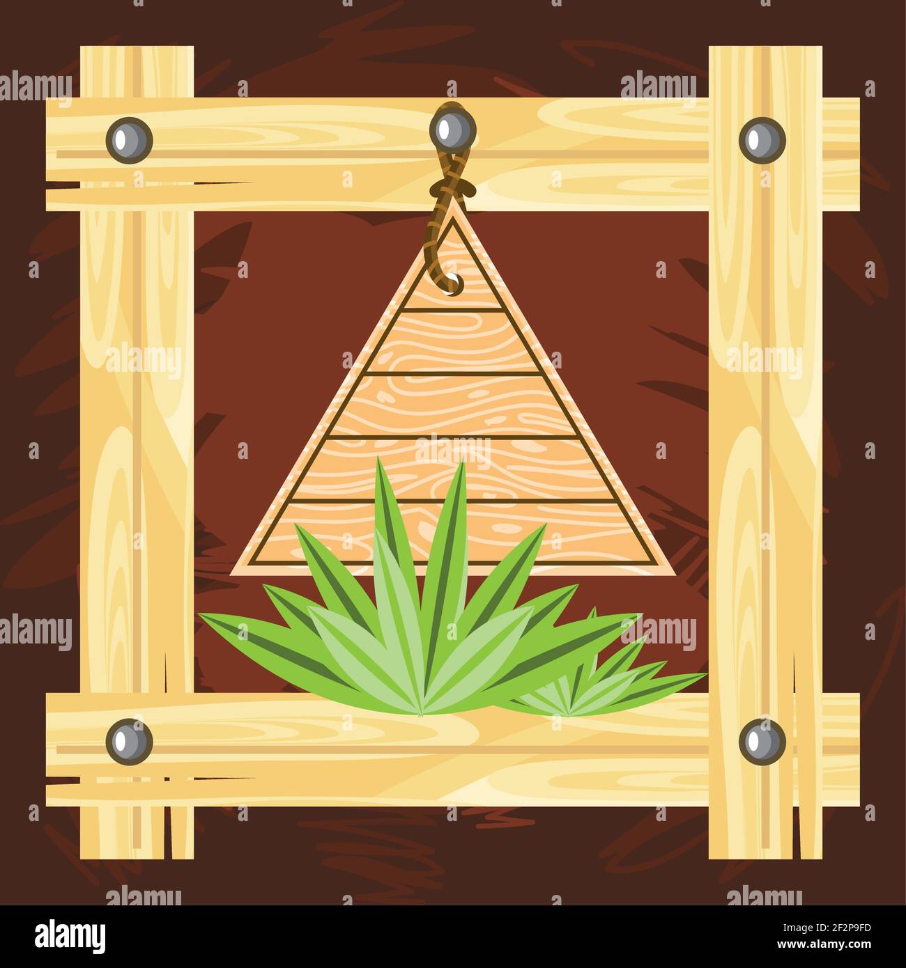 Empty triangular sign Stock Vector Images - Alamy