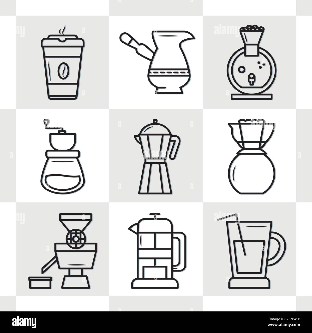 coffee related icon set design Stock Vector Image & Art - Alamy