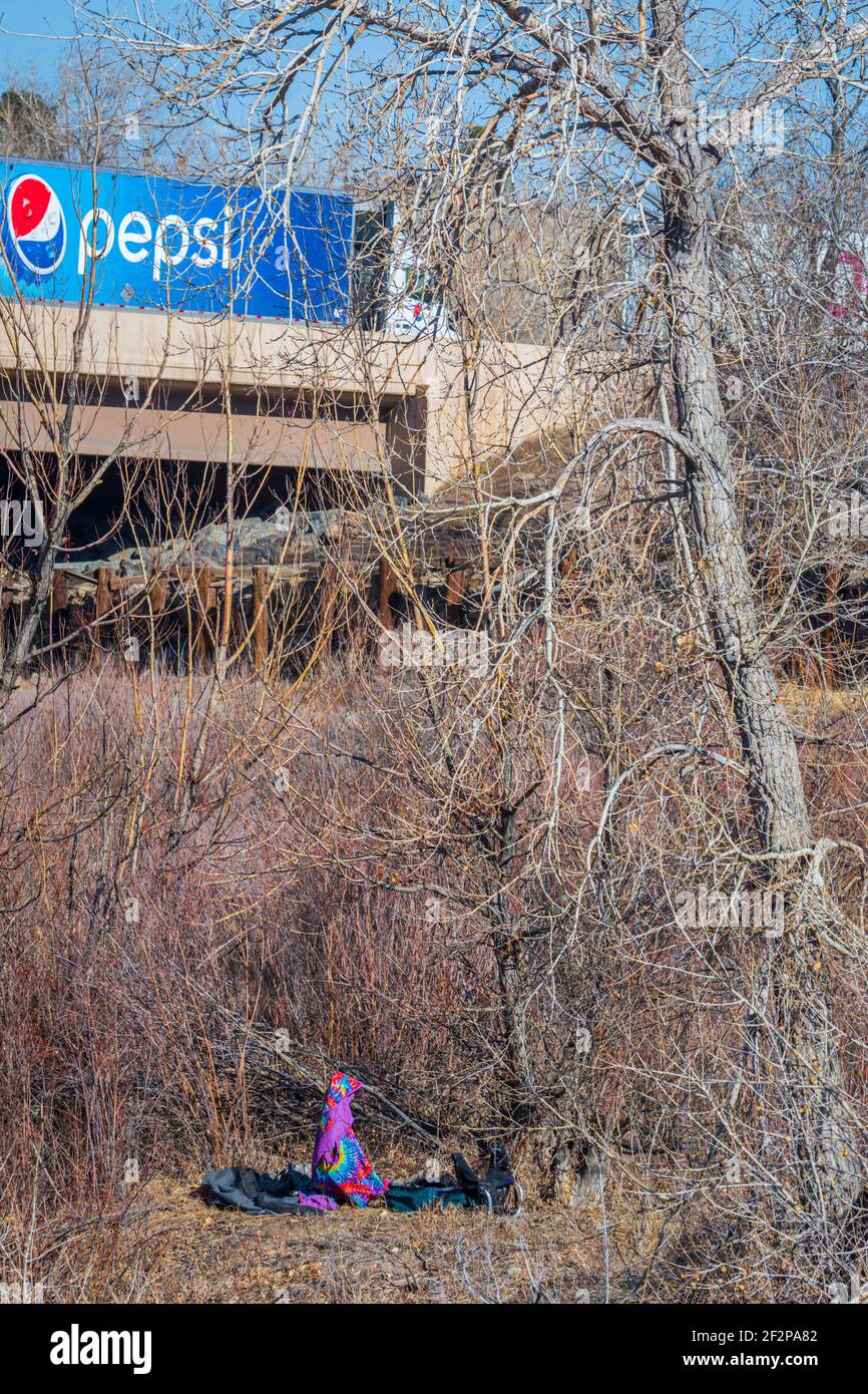 Homeless in us camp hi-res stock photography and images - Alamy