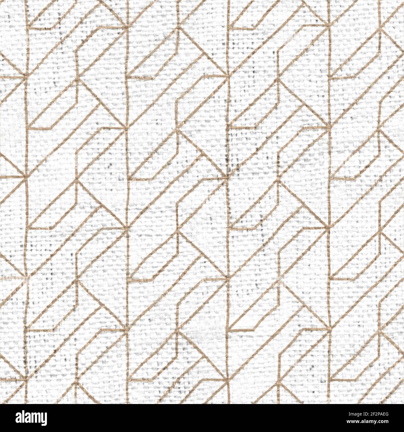Seamless burlap with white paint pattern overlay Stock Photo - Alamy