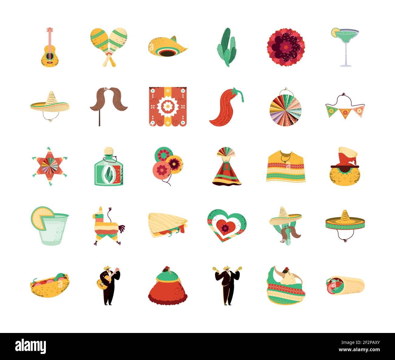 Pinata mexican hat Cut Out Stock Images & Pictures - Alamy