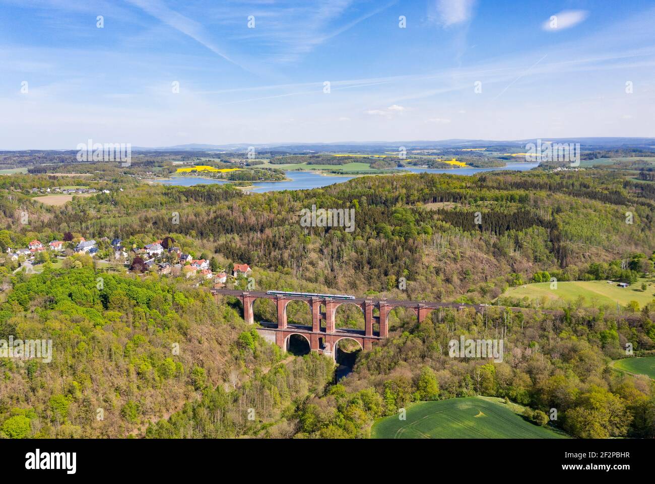 Brick arch bridge (279 m long, 68 m high), second largest of its kind ...