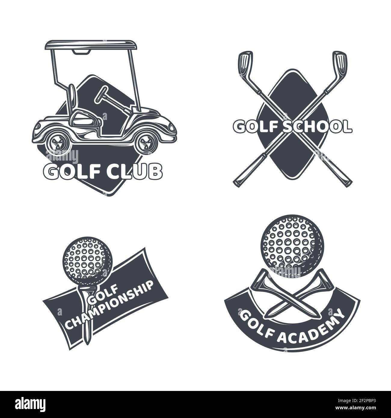 Golf Clubs Clip Art