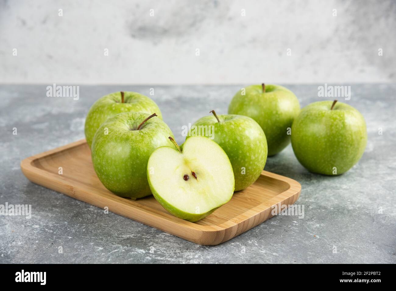 Bunch whole sliced green hi-res stock photography and images - Alamy