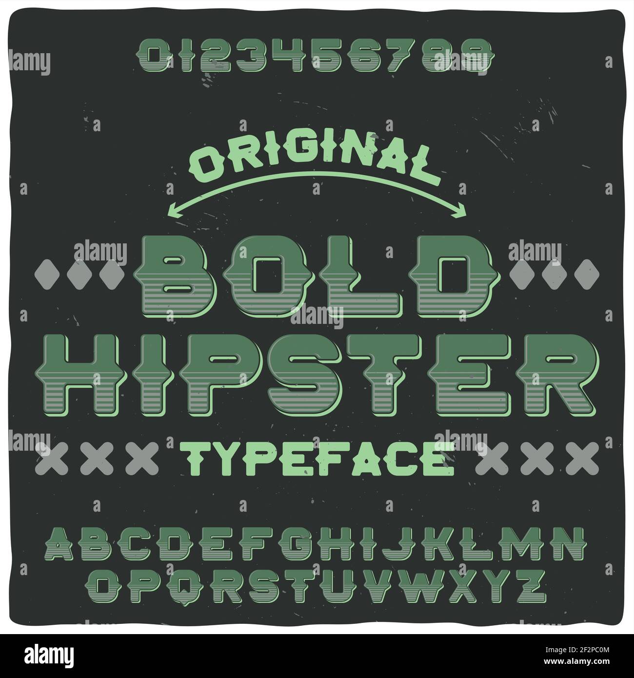 Original label typeface named "Bold Hipster". Good handcrafted font for ...