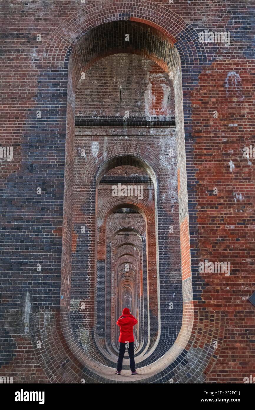 England, East Sussex, Balcombe, The Victorian Railway Viaduct aka Ouse ...