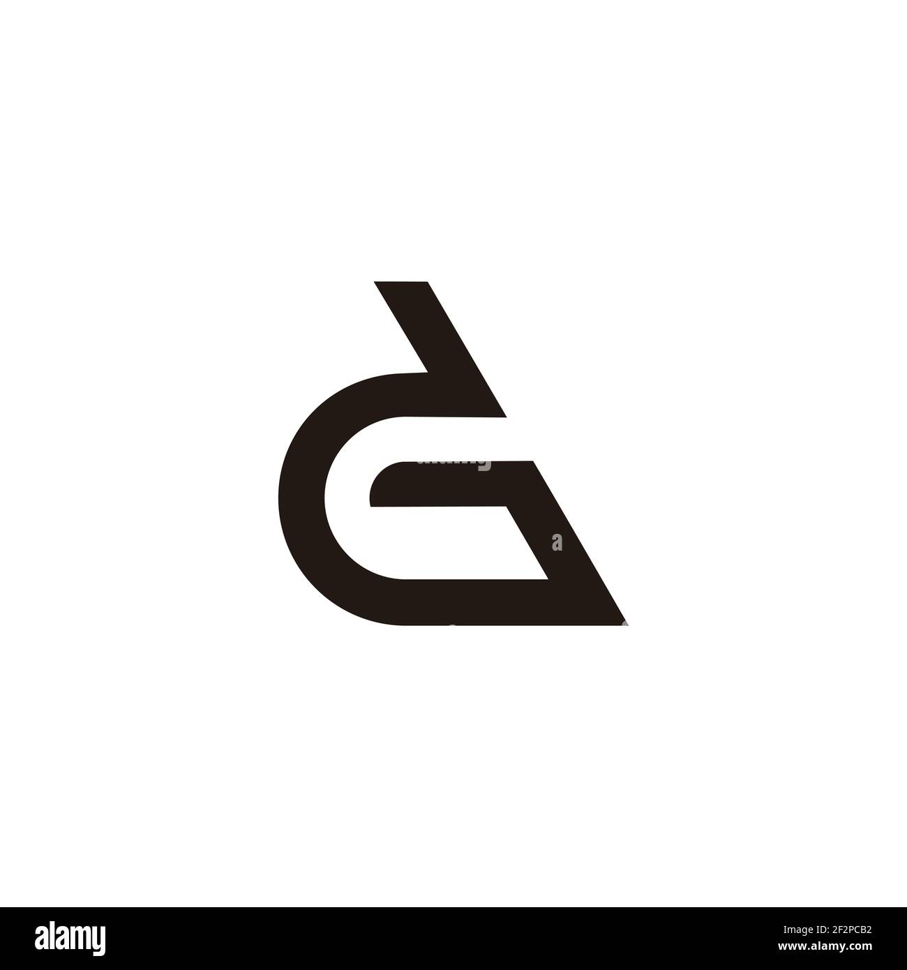 abstract letter dg simple line art geometric logo vector Stock Vector ... abstract letter dg simple line art geometric logo vector Stock Vector ...