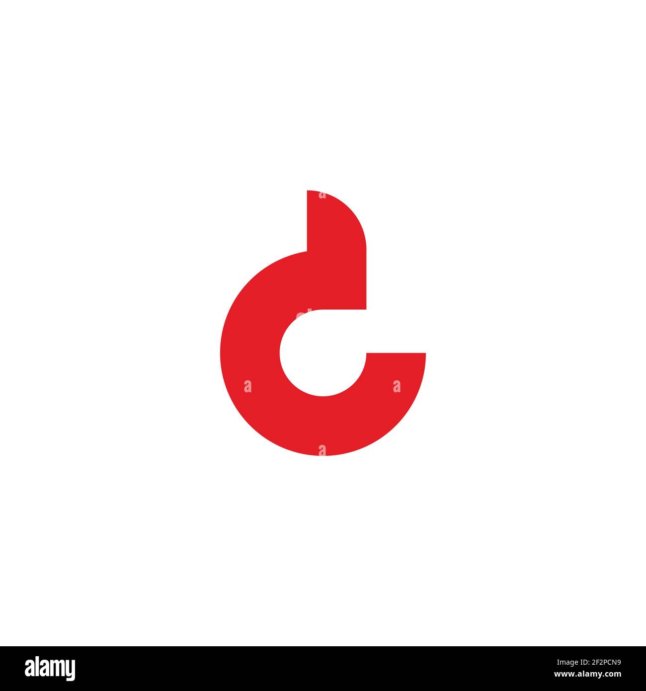 letter cd abstract motion circle line logo vector Stock Vector Image ...