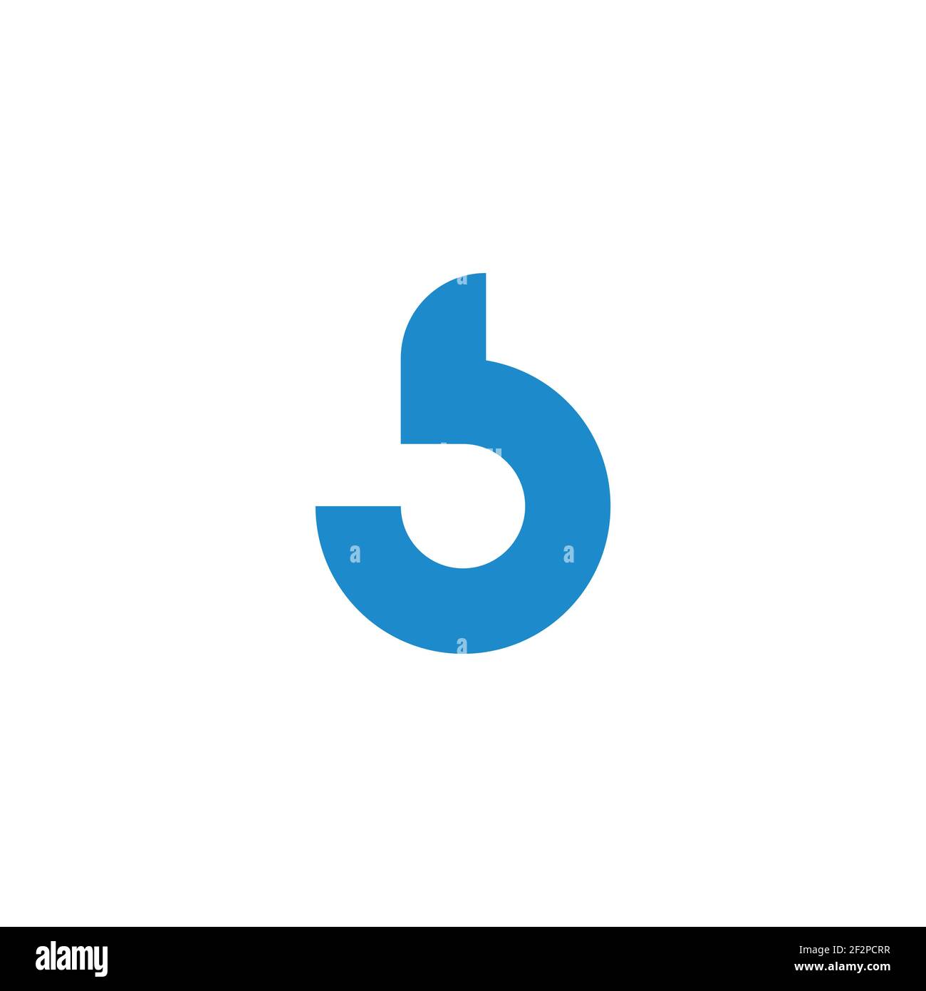 letter b abstract motion circle line logo vector Stock Vector Image ...