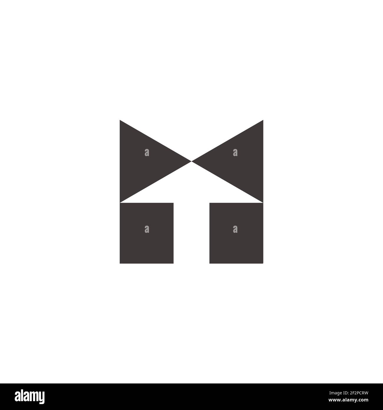 letter m arrow up geometric simple design logo vector Stock Vector ...