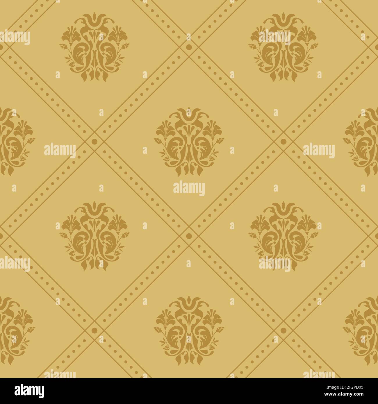 Background victorian regal. Pattern in style baroque vintage, vector ...